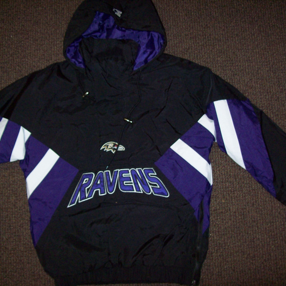 STARTER | Jackets & Coats | Baltimore Ravens Starter Pull Over Half Zip ...